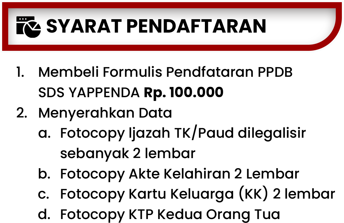 YPD – PPDB SDS – YAPPENDA